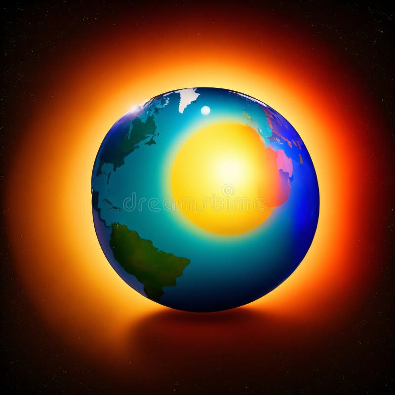 Sun and Planet on a Transparent Background for Decoration in the ...