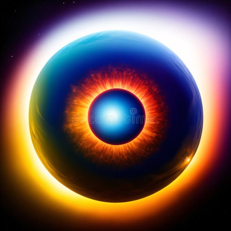 Sun and Planet on a Transparent Background for Decoration in the ...