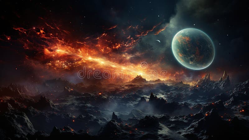 Sun, Planets of the Solar System and Planet Earth Stock Illustration ...