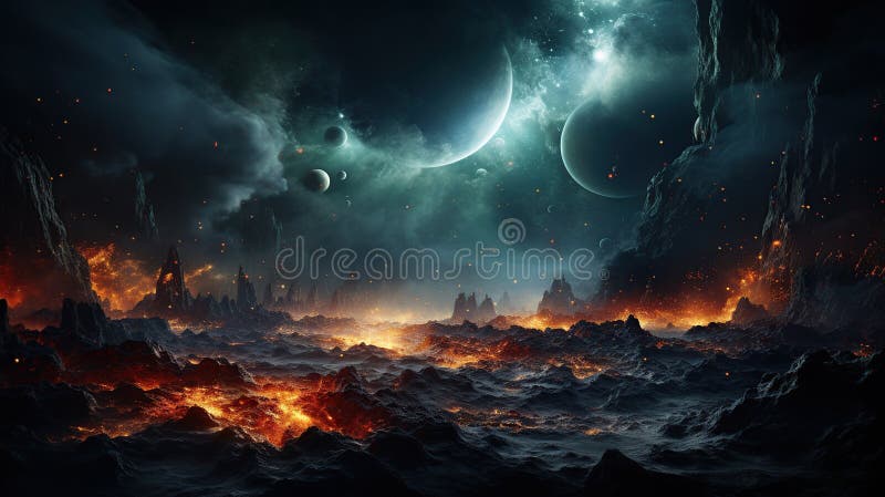 Sun, Planets of the Solar System and Planet Earth Stock Illustration ...