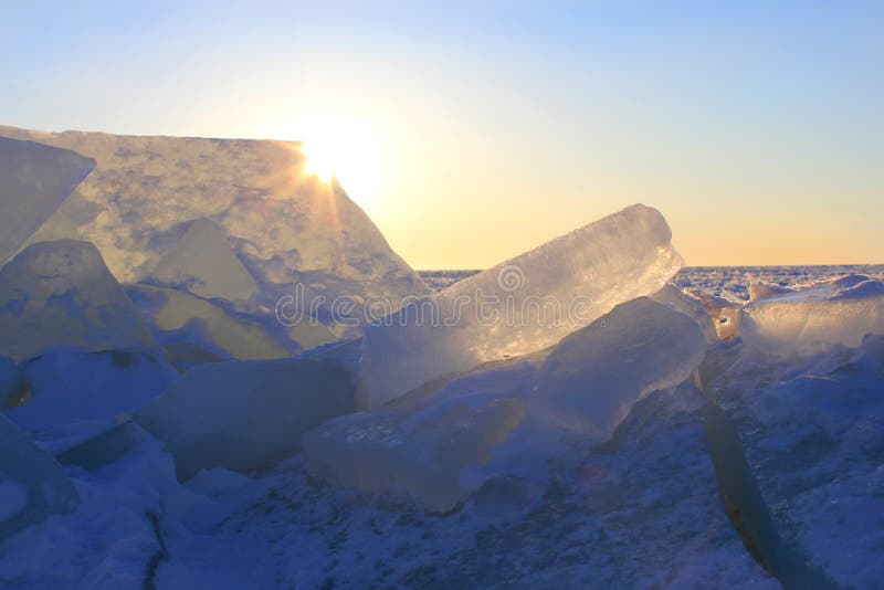 Ice in sea shore stock photo. Image of cold, shore, nature - 214324174