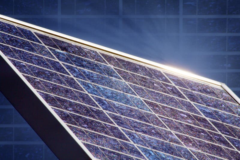 Sun Power stock illustration. Illustration of ecological - 9416473