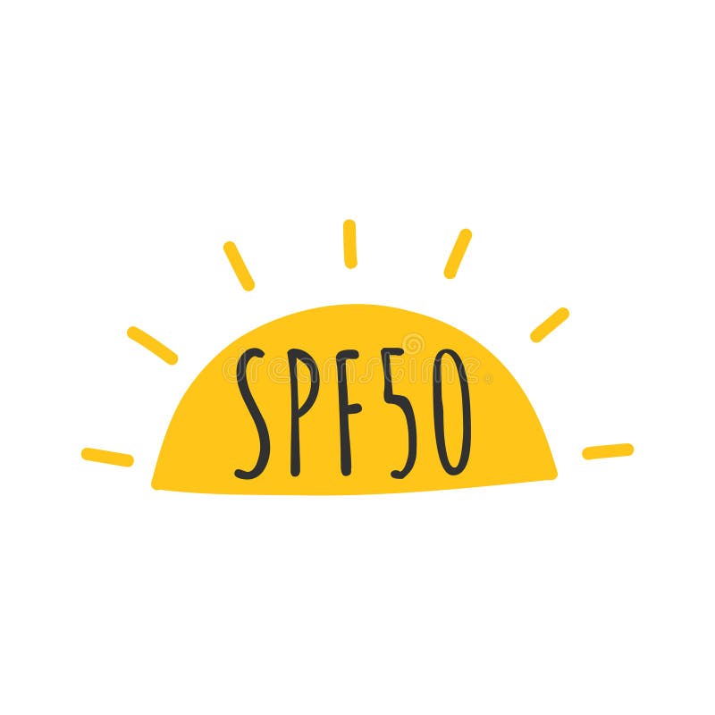 Sun Protection Icon. Spf Sign. Sunscreen Protection and Sun Safety ...