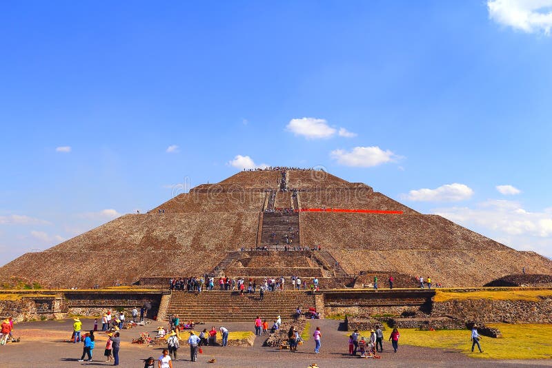 Sun-Pyramide XI, Teotihuacan Redaktionelles Stockfotografie - Bild von ...