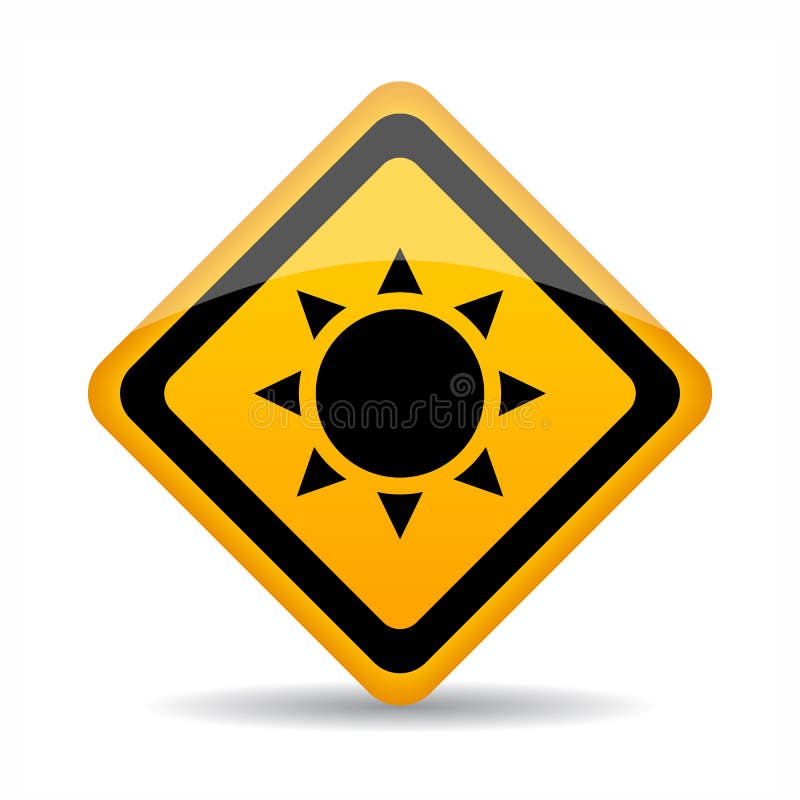 Sunburn Danger Sign Stock Illustrations – 340 Sunburn Danger Sign Stock ...