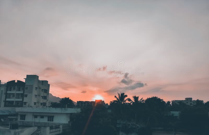 Sun Raise - a Beautiful Image of Sun Raise Stock Photo - Image of tower ...