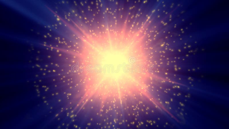 Sun Ray Light Particle Illustration Stock Illustration - Illustration ...