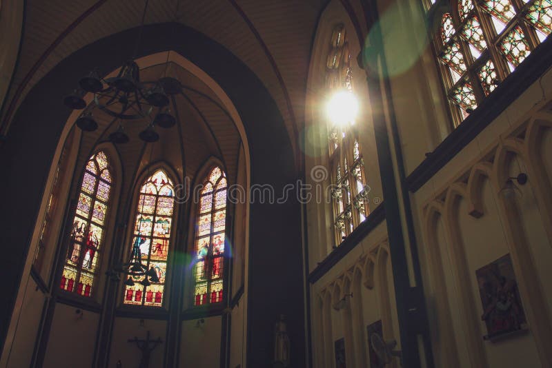 Sun ray stock image. Image of chapel, church, vintage - 137069457