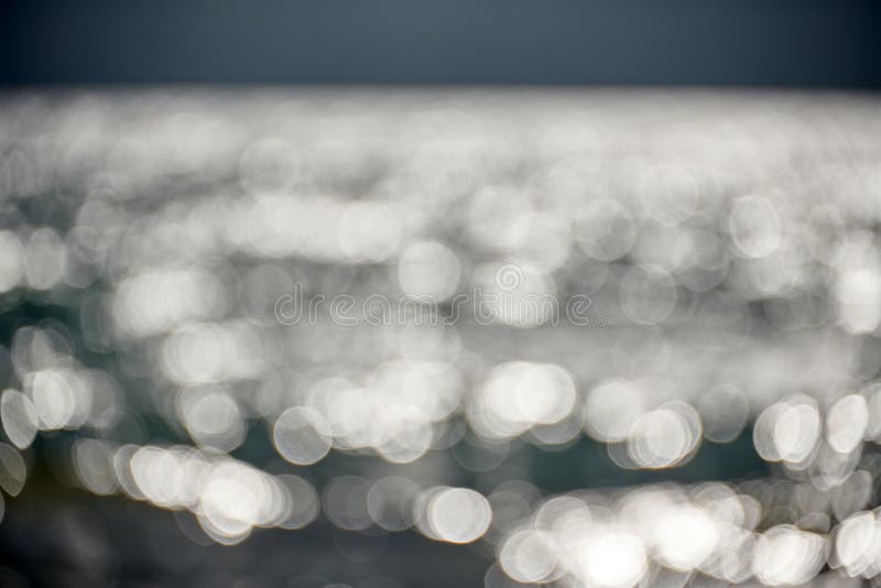 Sun Ray Reflection on Surface of Baltic Sea Stock Image - Image of blur ...