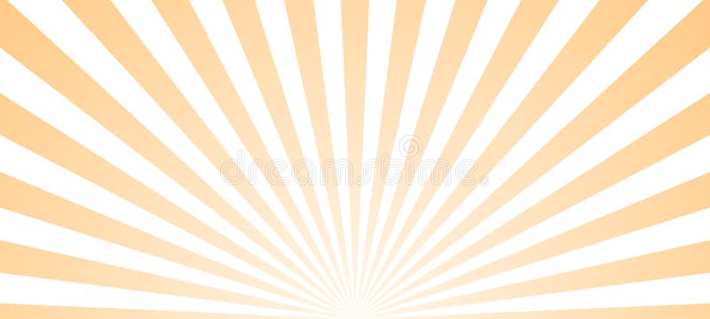 Sun Ray Retro Background Vector Burst Light. Sunrise or Sunset Retro ...