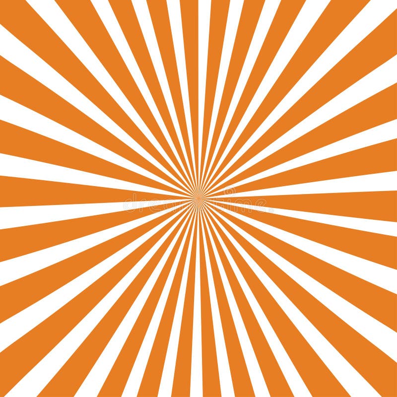 Sun Rays Background. Sun Rays in Spiral Design. Sun Rays Orange Color ...