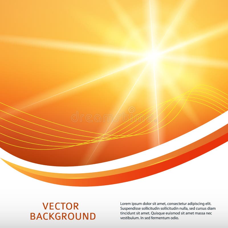 Sun rays background stock vector. Illustration of energy - 65362502