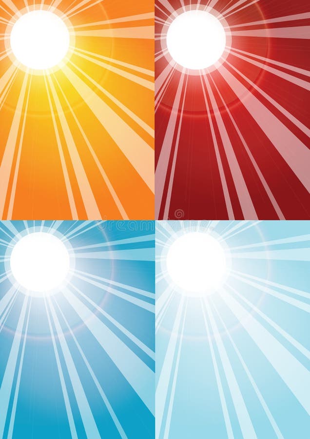 Sun rays stock vector. Illustration of artistic, glare - 7495445
