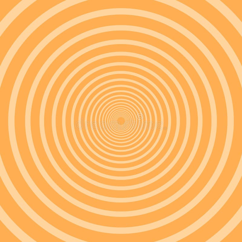 Sun Rays. Circle Rays. Orange Background. Spiral Stock Vector ...