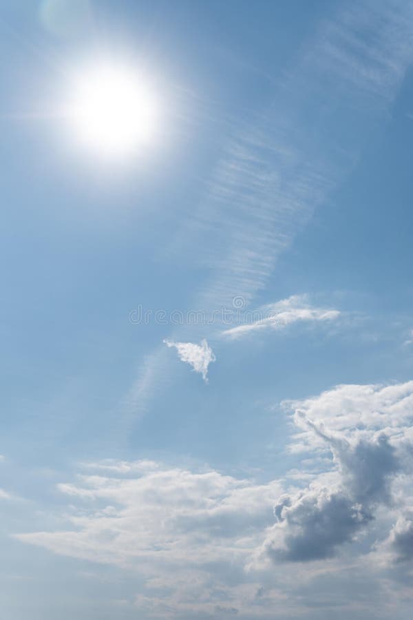 Sun Rays Cloudy Sky. High Quality Photo Stock Photo - Image of cloudy ...