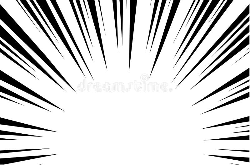 Sun Rays for Comic Books Radial Background Vector Stock Vector ...