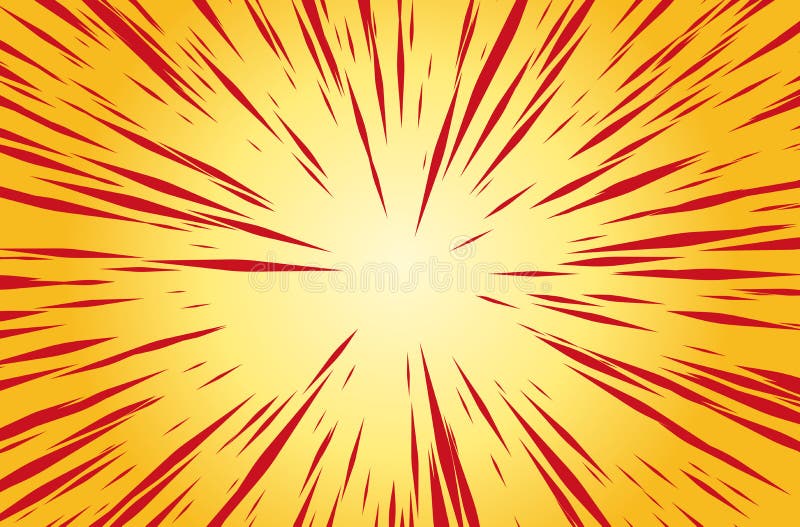Sun Rays for Comic Books Radial Background Vector Stock Vector ...