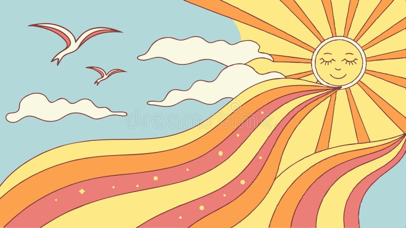 Sun Rays Design, Sunshine and Light, Bright Sun, Summer Sun, Radiant ...