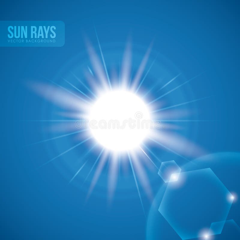 Sun rays design. stock vector. Illustration of rays, effect - 58388070