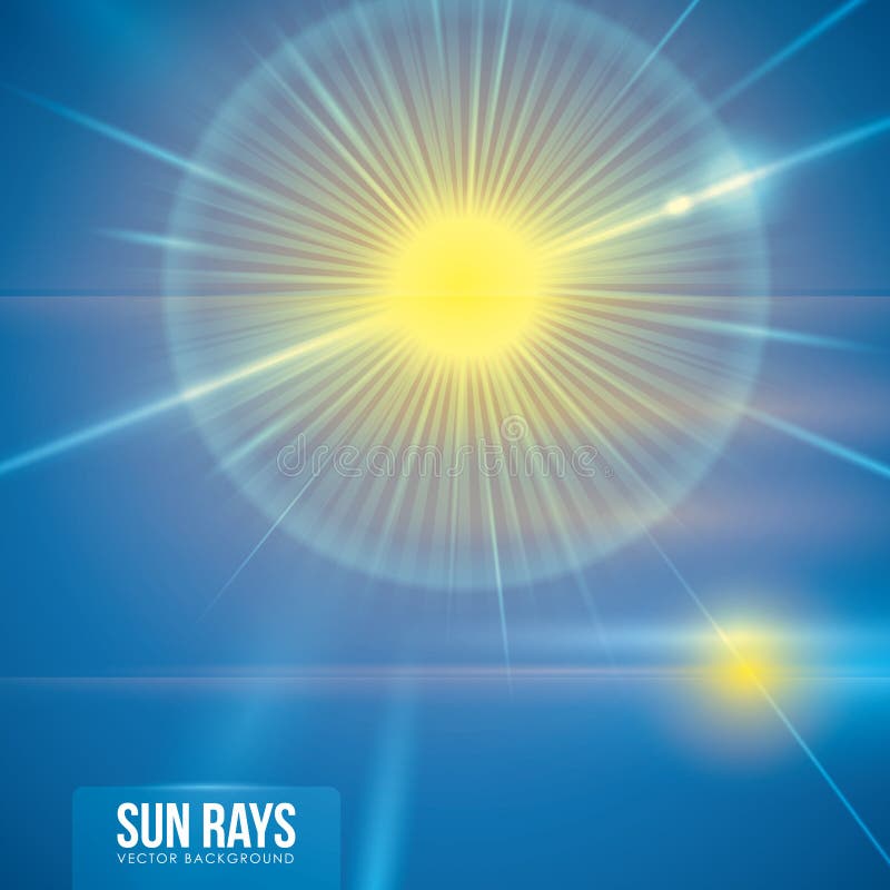Sun rays design. stock vector. Illustration of rays, effect - 58388070