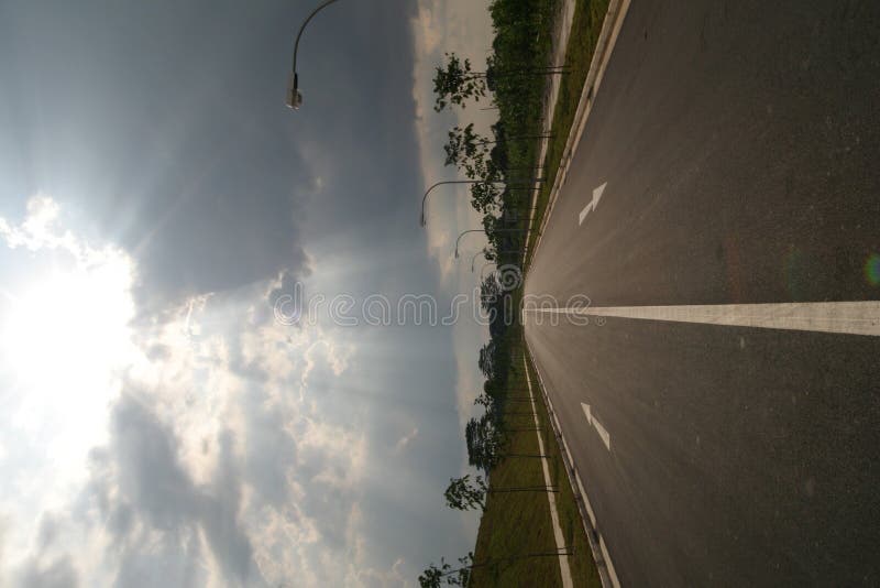 Sun rays stock image. Image of horizon, cloud, beautiful - 1860819