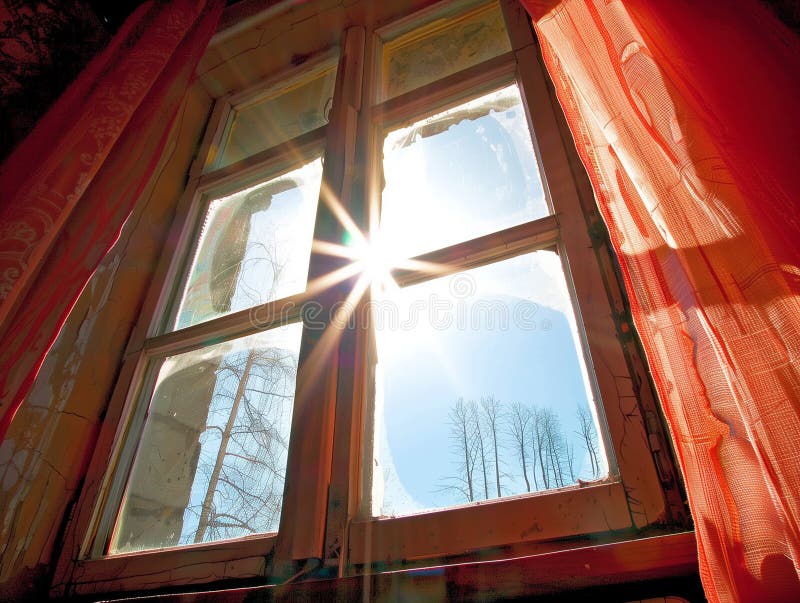 Sun Rays through the Window, Sunrays, Sun Ray, Shining through Glass ...