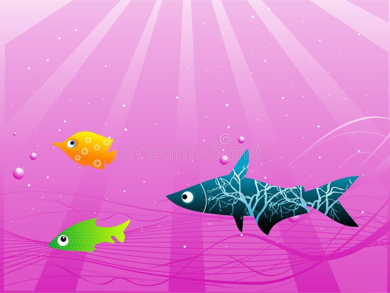 Sun Rays On Fish In The Sea Picture. Image: 5452493