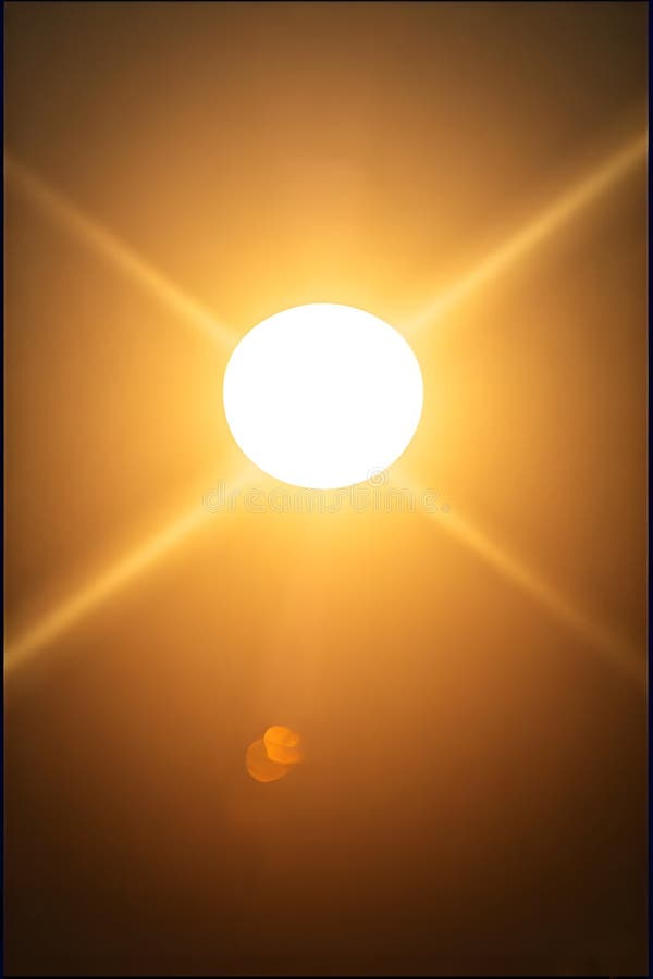 Sun rays forming a star stock illustration. Illustration of brillante ...