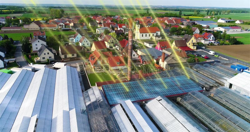 Sun Rays Hit the Solar Panel. Autonomous Power Generation Stock Video ...