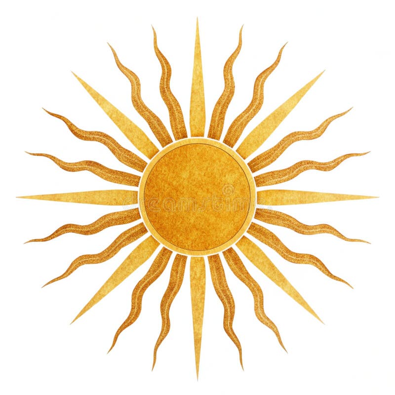 Sun Rays Illustration stock illustration. Illustration of energy ...
