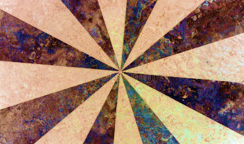 Sun Rays Mosaic Tile Background Stock Photo - Image of rays, granite ...