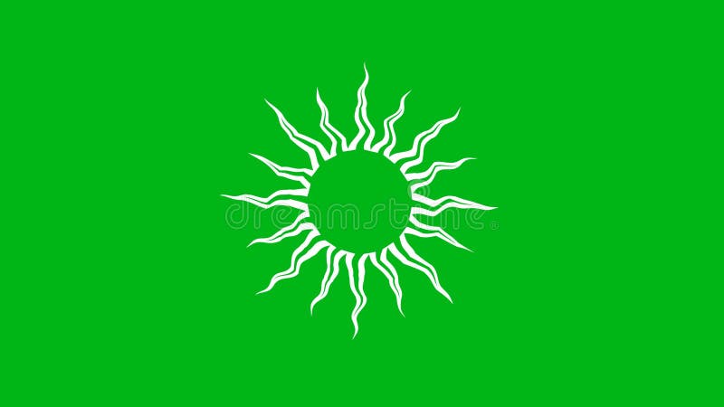 Sun Rays on Green Screen stock video. Video of blue - 200475297