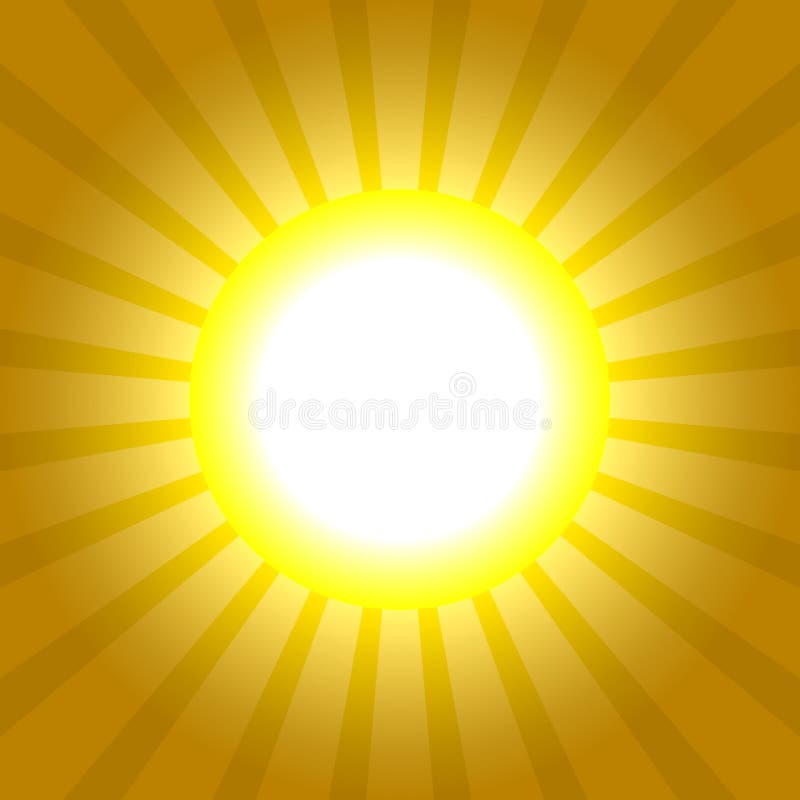 Beautiful Sun with Rays Television Vintage Background Stock Vector ...