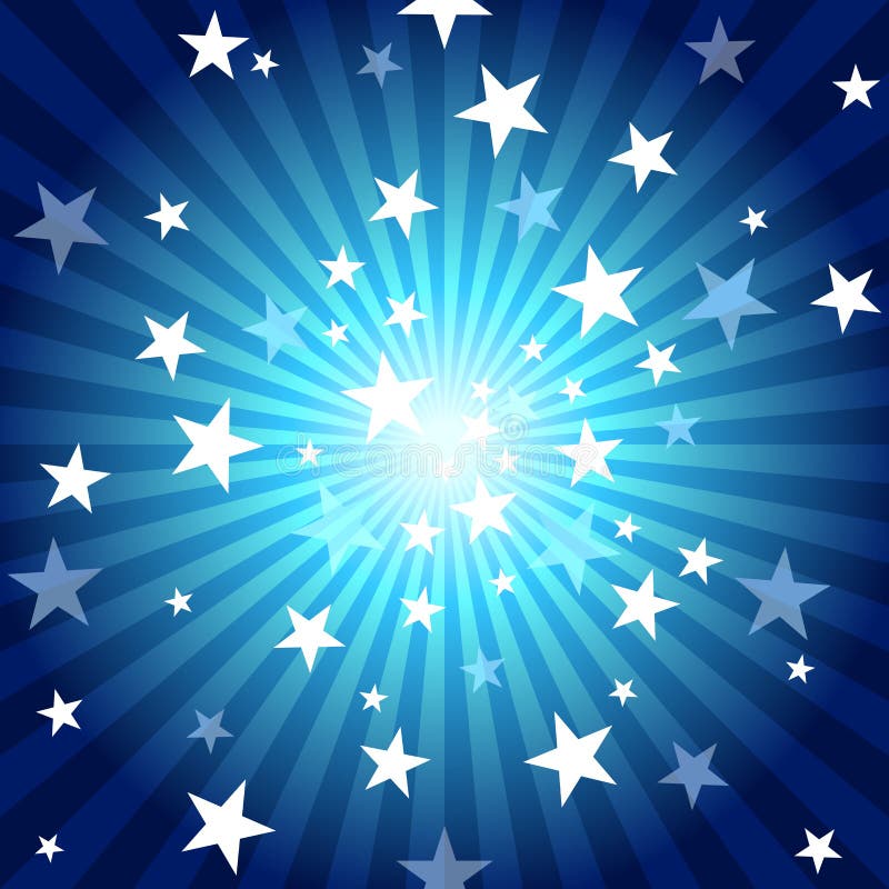 Sun Rays and Stars stock vector. Illustration of radial - 21319268