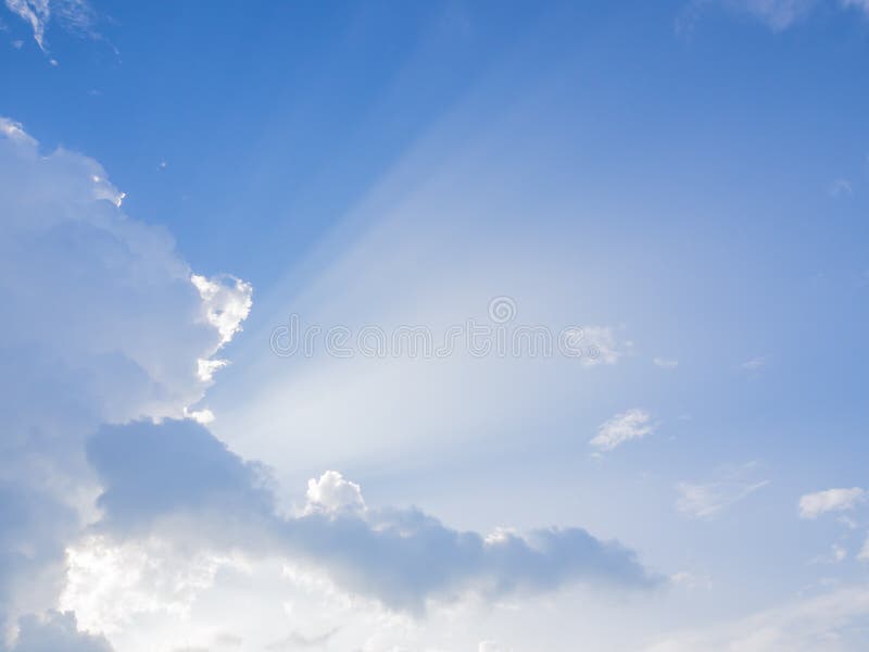 Sun rays stock photo. Image of flash, hope, clouds, environmental ...