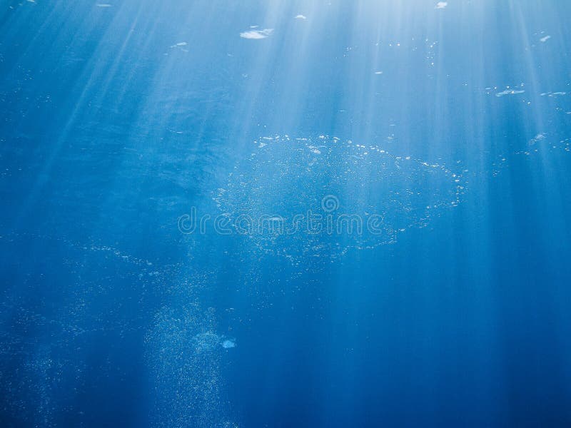 Sun Rays Under Surface of Red Sea, Aqaba, Jordan Stock Image - Image of ...