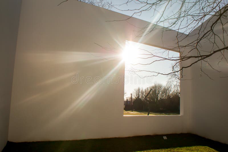Sun rays through window . stock image. Image of window - 199602347
