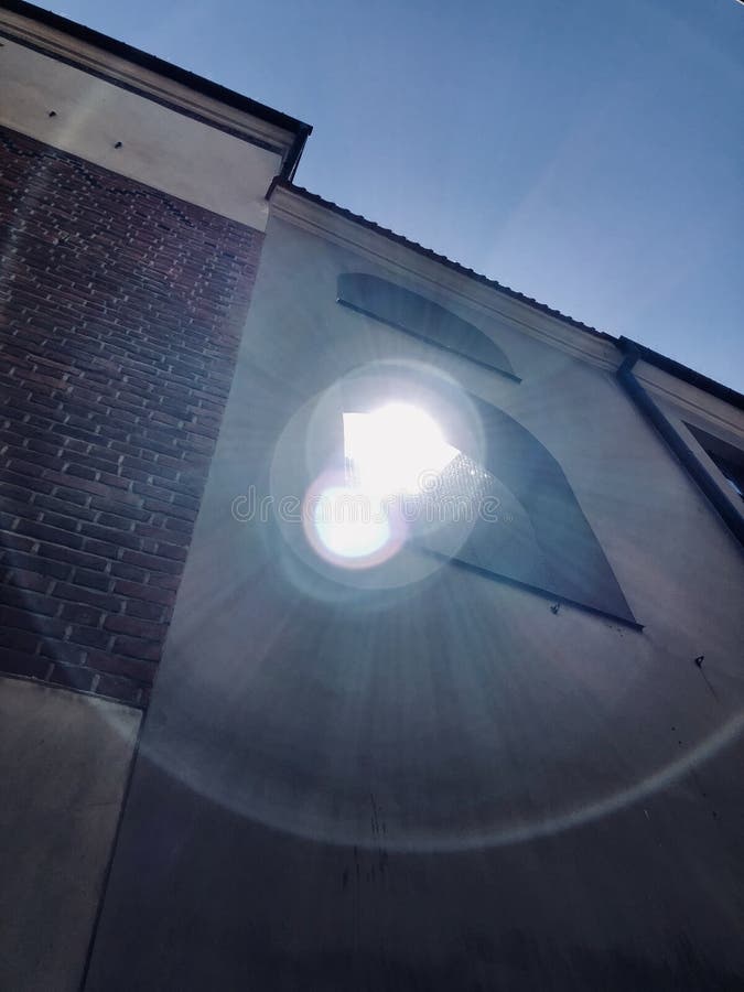 Sun Rays through the Window of an Old Building Stock Photo - Image of ...