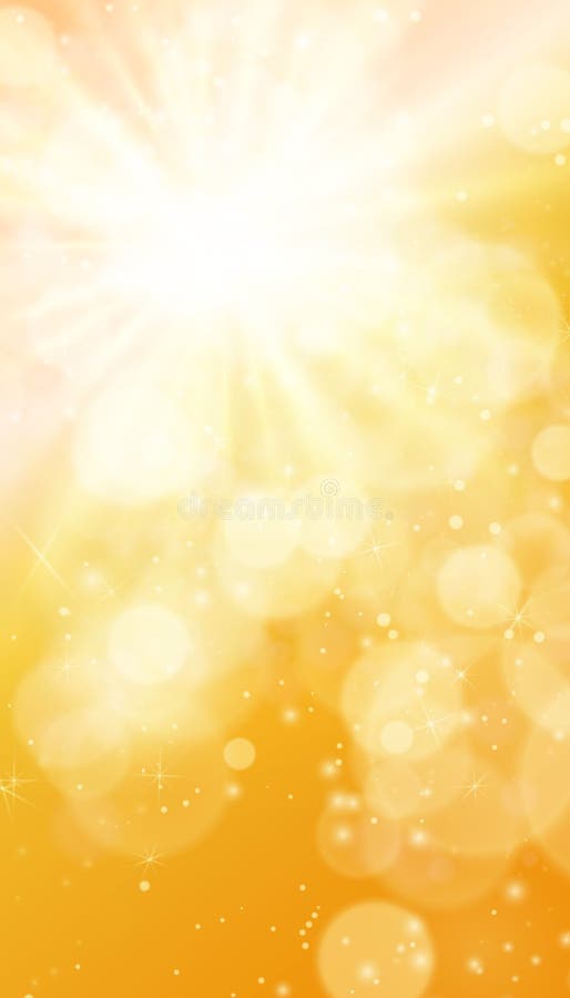 Sun. Realistic Blur Design with Burst Rays. Abstract Shining Background ...