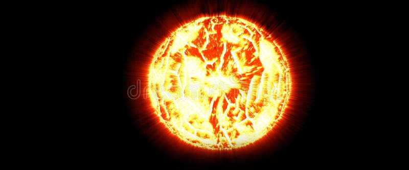 The Sun the Red Giant Illustration . Elements of this Image Furnished ...