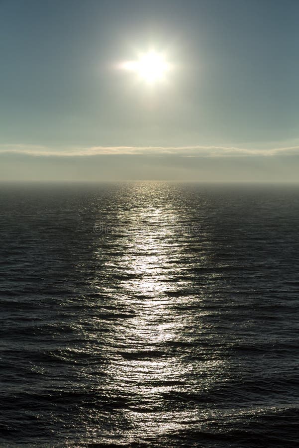 The Sun Reflecting Off the Sea Stock Image - Image of natural ...