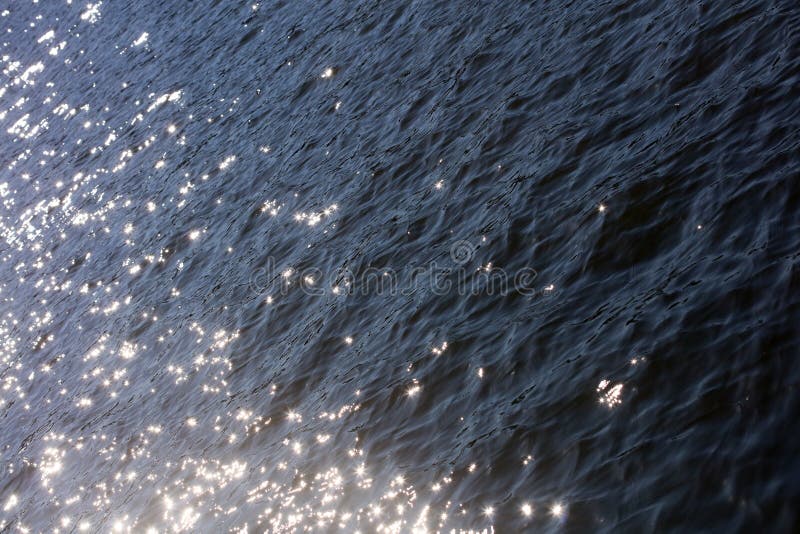 Sun Reflection Light in Water Waves Macro Background High Quality ...