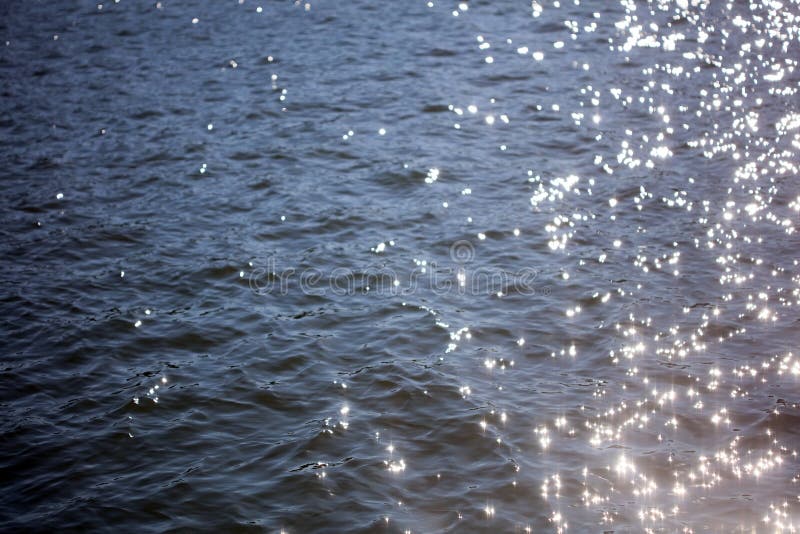 Sun Reflection Light in Water Waves Macro Background High Quality ...