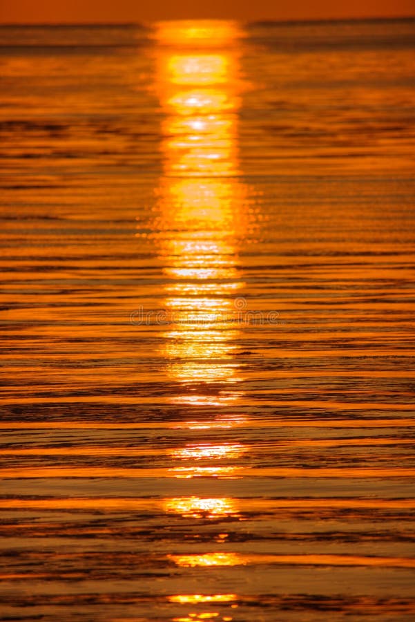 Sun Reflection on Ocean Florida Keys Sunset Marathon, FL Stock Image ...