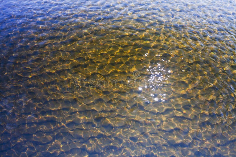 Sun Reflection on the Water Stock Image - Image of glare, reflection ...