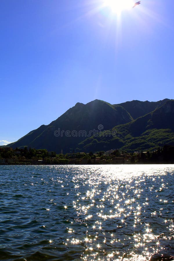 Sun reflection stock photo. Image of lake, nature, water - 107259172