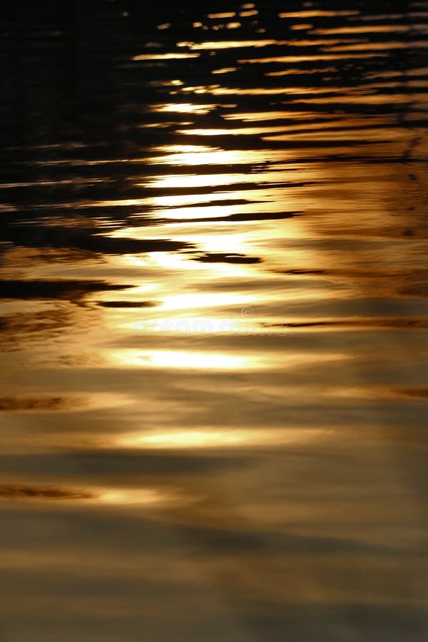 Sun Reflection on the Water Surface Stock Image - Image of surface ...