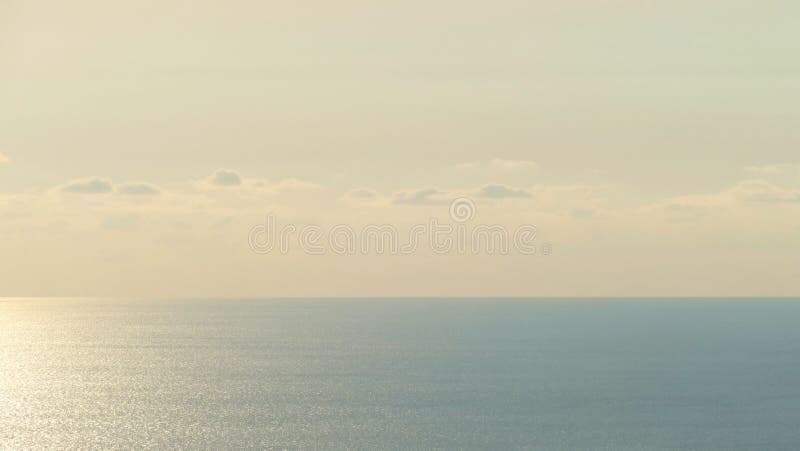 Sun Reflections in the Cantabrian Sea, Basque Country Stock Image ...