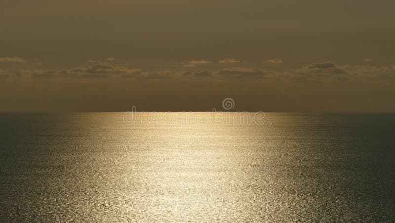 Sun Reflections in the Cantabrian Sea, Basque Country Stock Photo ...
