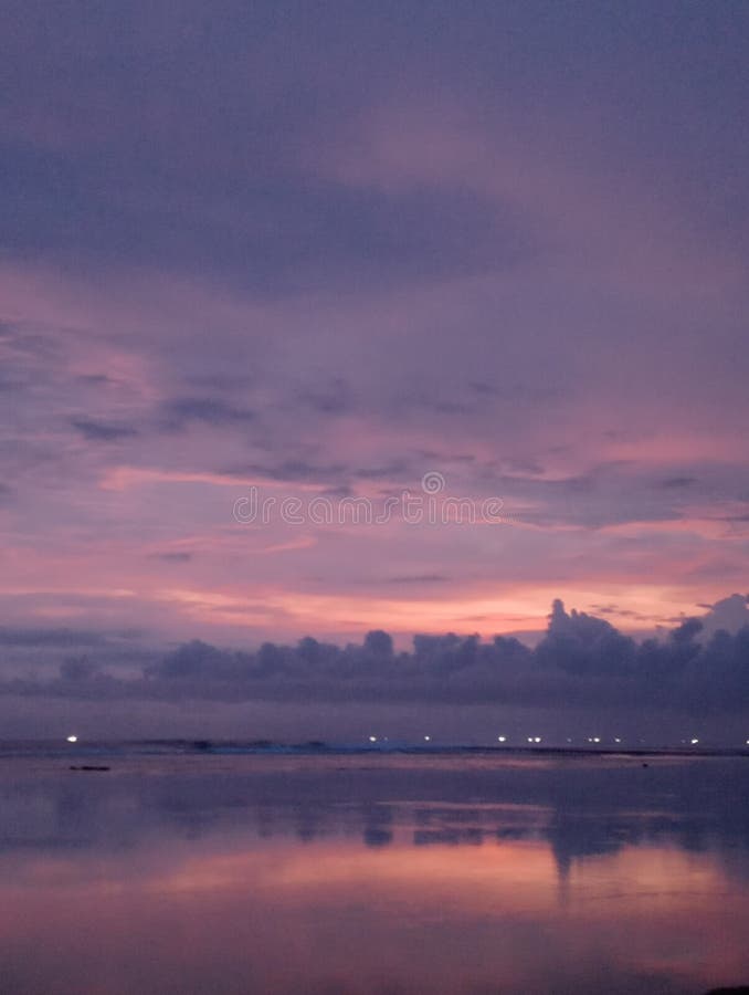 The sun is resting stock image. Image of ocean, beach - 277295229